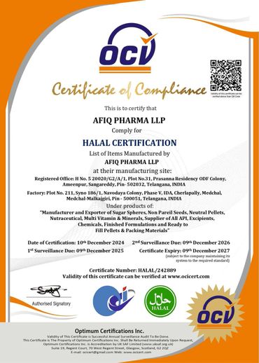 OUR CERTIFICATIONS